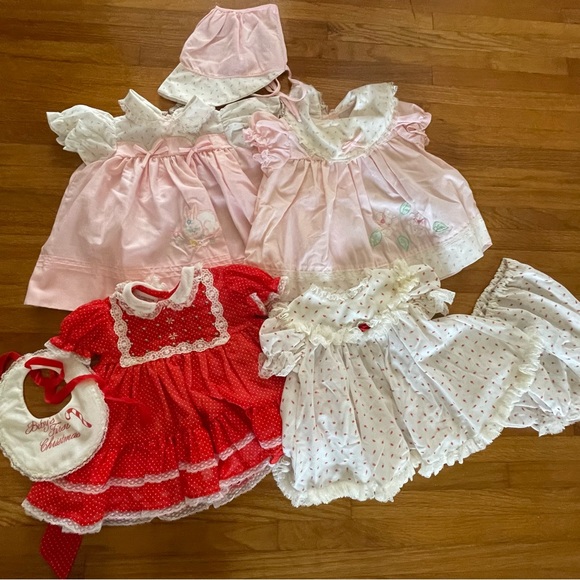 Bryan | Dresses | Vintage Bryan Cradle Tog Dress Girls 69 Month Lot Set ...